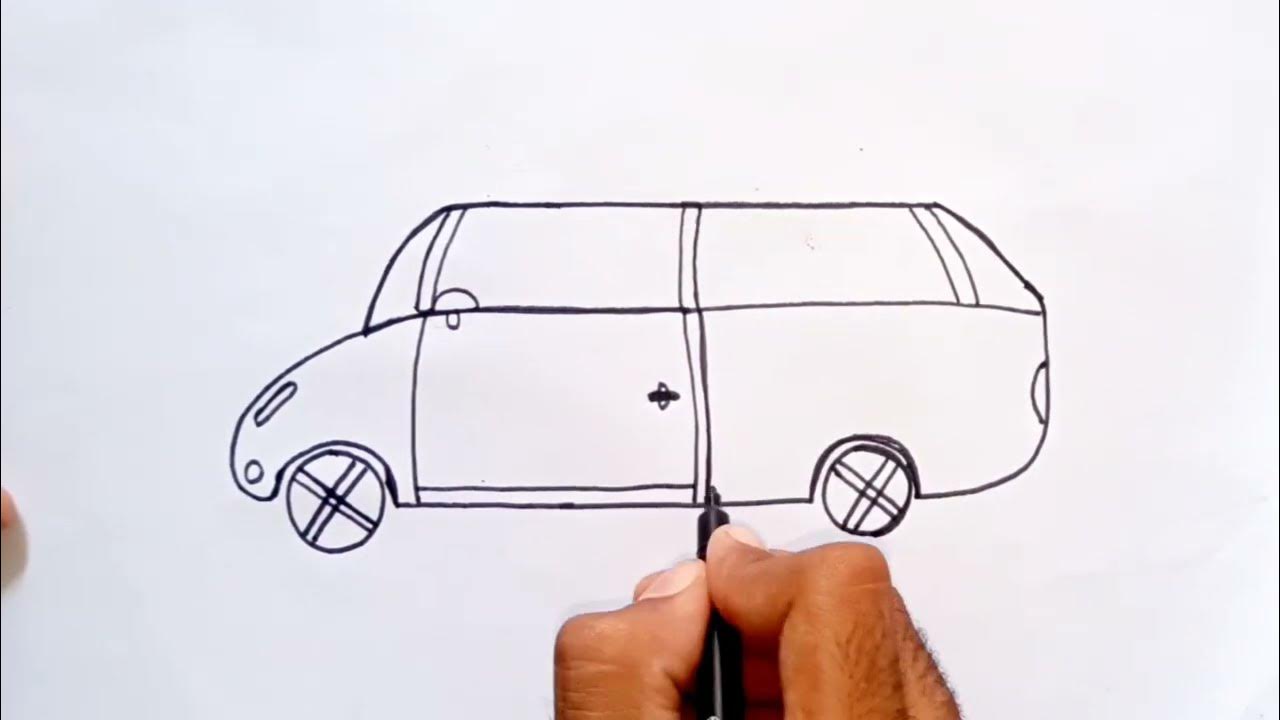 How to draw car Step by Step Easy Drawing - YouTube