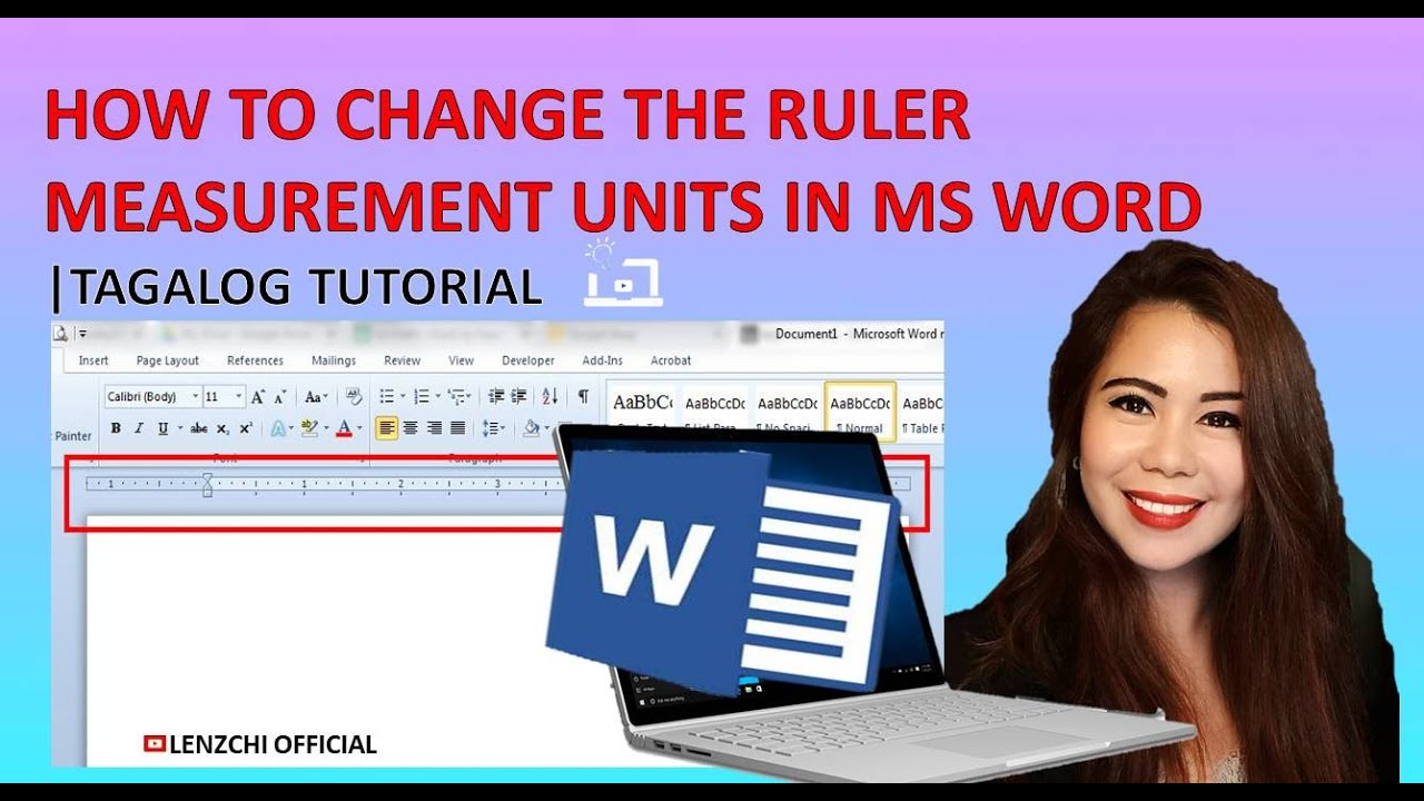 How To Change The Ruler Measurement Units In MS WORD Tagalog Tutorial how-to-change-the-ruler-measurement-units-in-ms-word-tagalog-tutorial