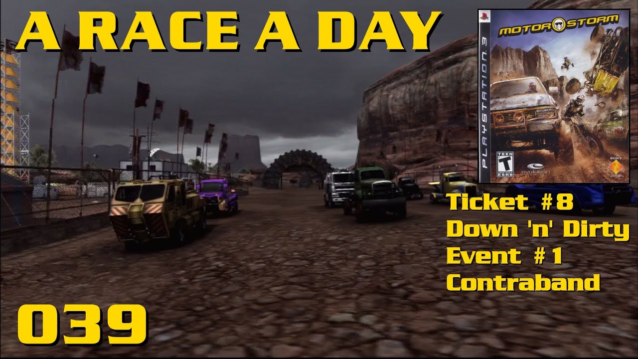 A Race a Day 039 - MotorStorm (2006) PS3 Mudpool Big Rig (Ticket 8.1 ...