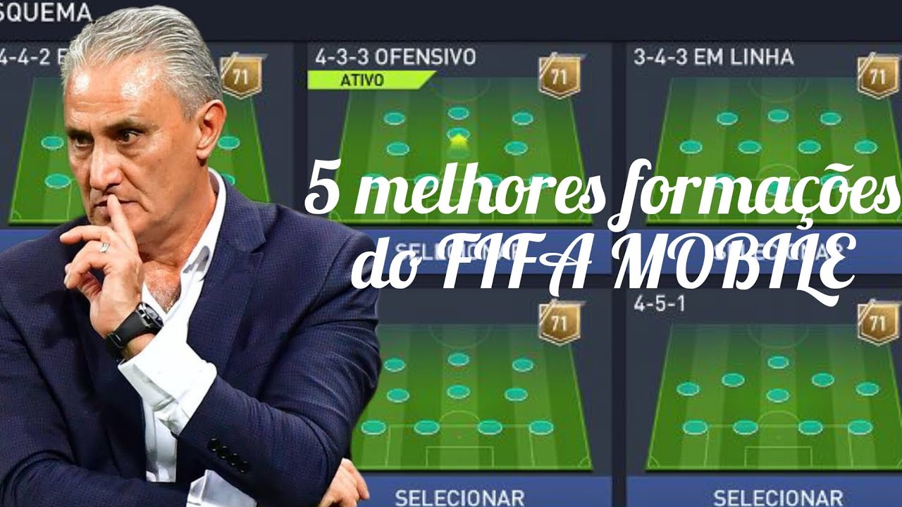 As 5 Melhores Formações Do Fifa Mobile Youtube