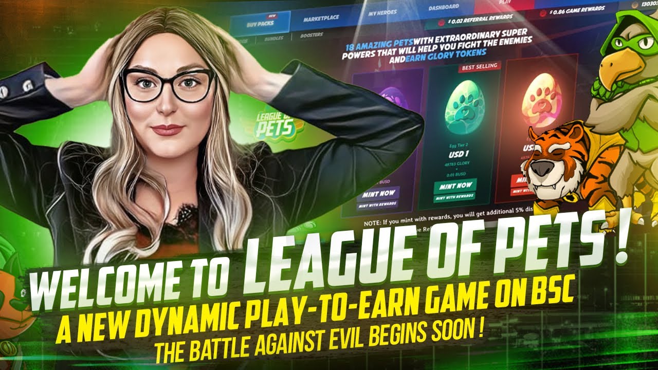 Welcome to League of Pets ! A new dynamic Play-to-Earn game on BSC ...
