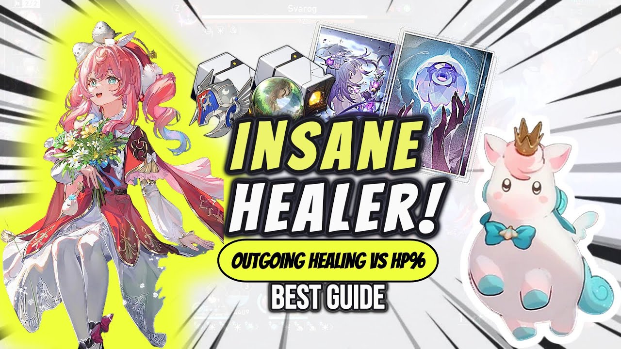 INSANE HEALER! Hyacine Relic Comparison – Outgoing Healing vs HP% | HSR ...