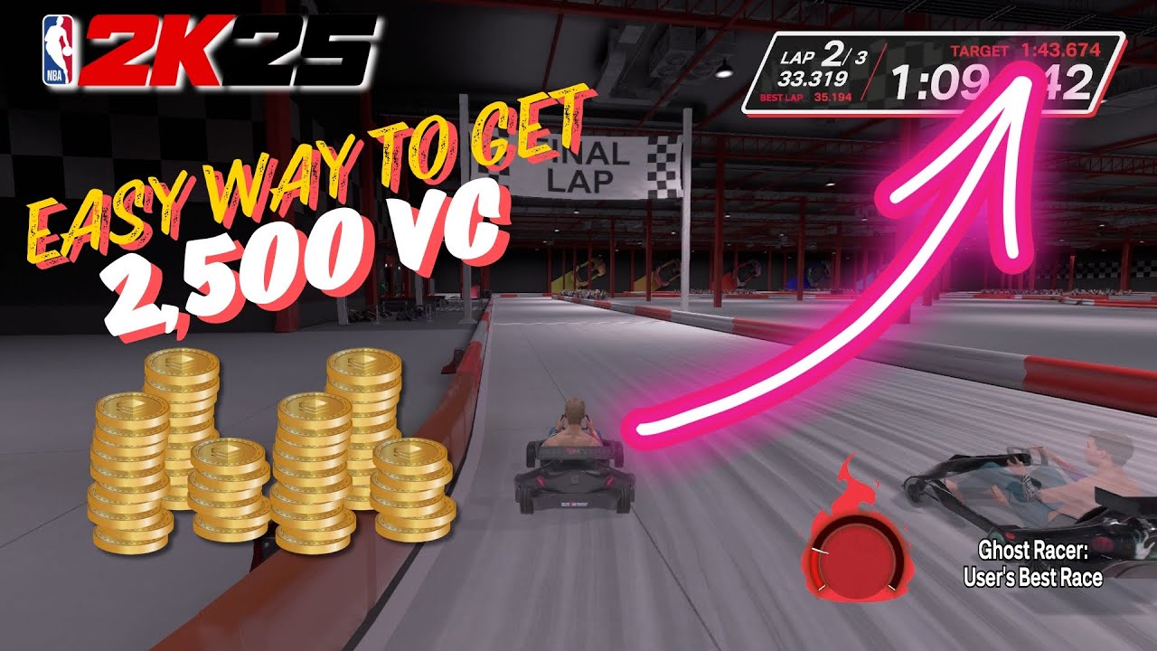 I BEAT MY OWN RECORD IN NBA 2K25 GO KART- World Fastest Run| Easiest ...