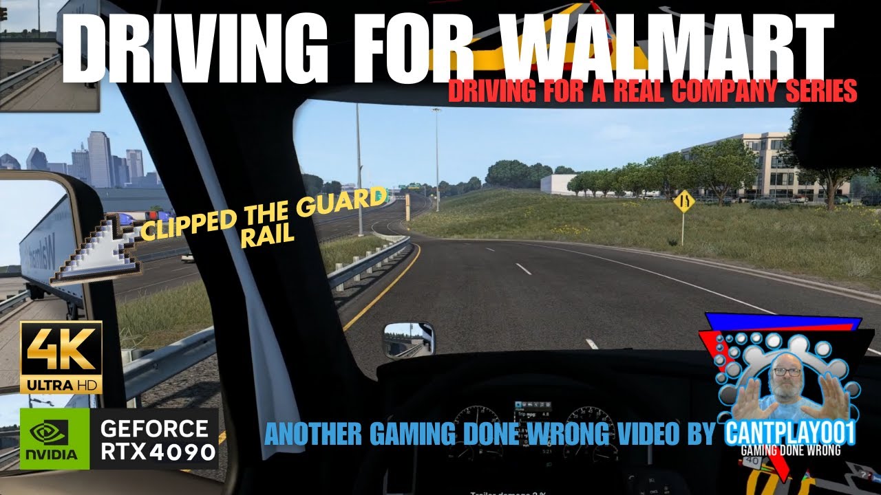 AMERICAN TRUCK SIMULATOR GAMEPLAY DRIVING FOR WALMART 4K ULTRA HD ...