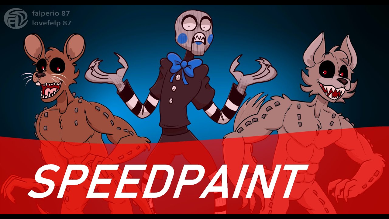 FNAC 3 fanart (speedpaint) - YouTube
