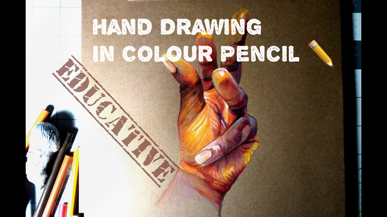 THE UNTOLD FACT: Hand Drawing with Colour Pencils - YouTube