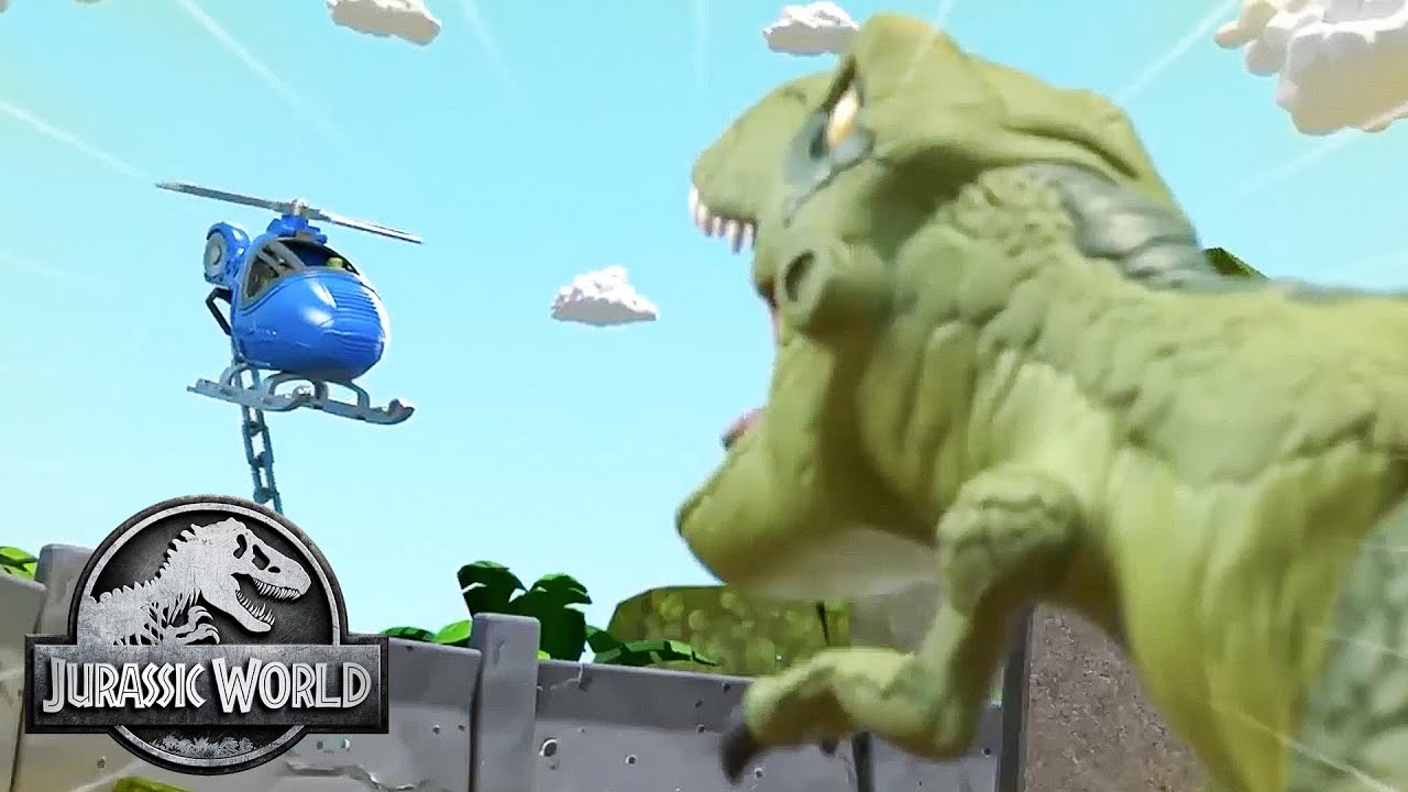 T-Rex and Friends | Jurassic World | Jurassic World | Kids Action Show ...