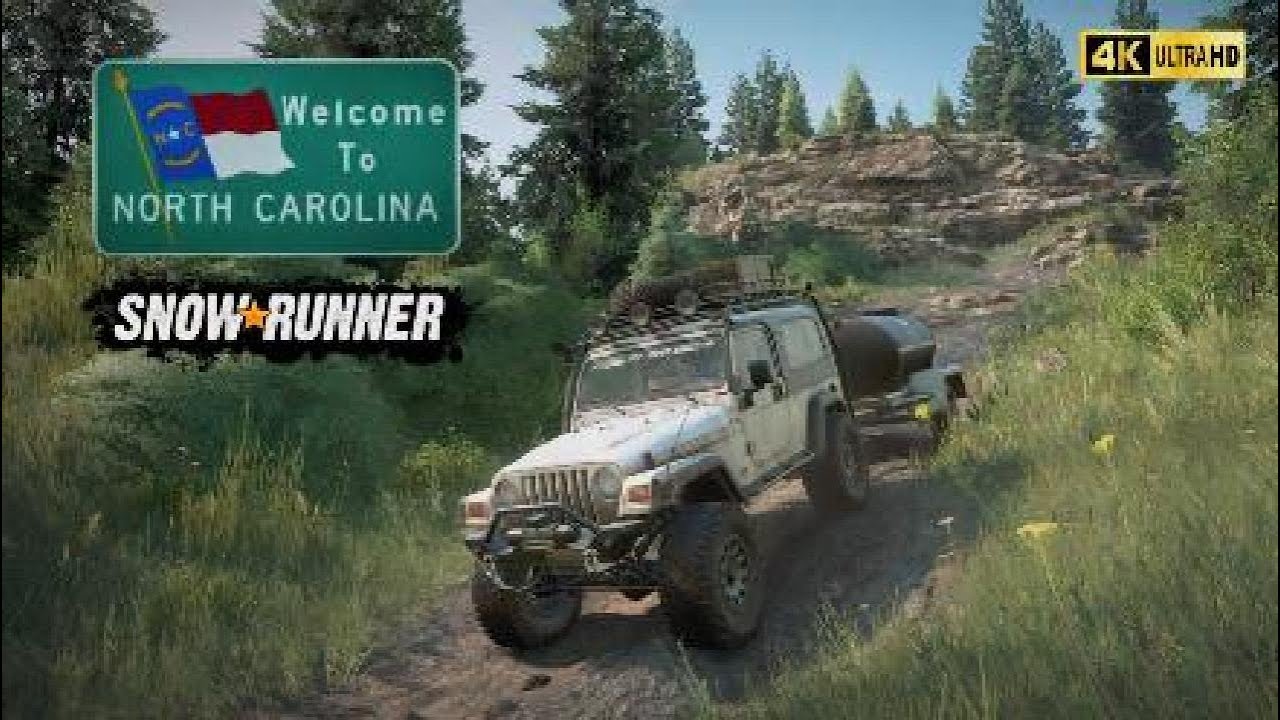 #4/SnowRunner Season12: North Carolina/リアクティブゾーンマップ探索/アップグレード続々入手 /スカウト ...