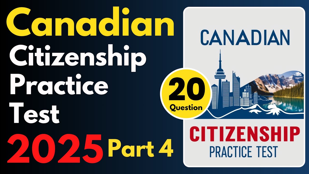 Canadian Citizenship Practice Test | Part 4 | 300 Unique Question and ...