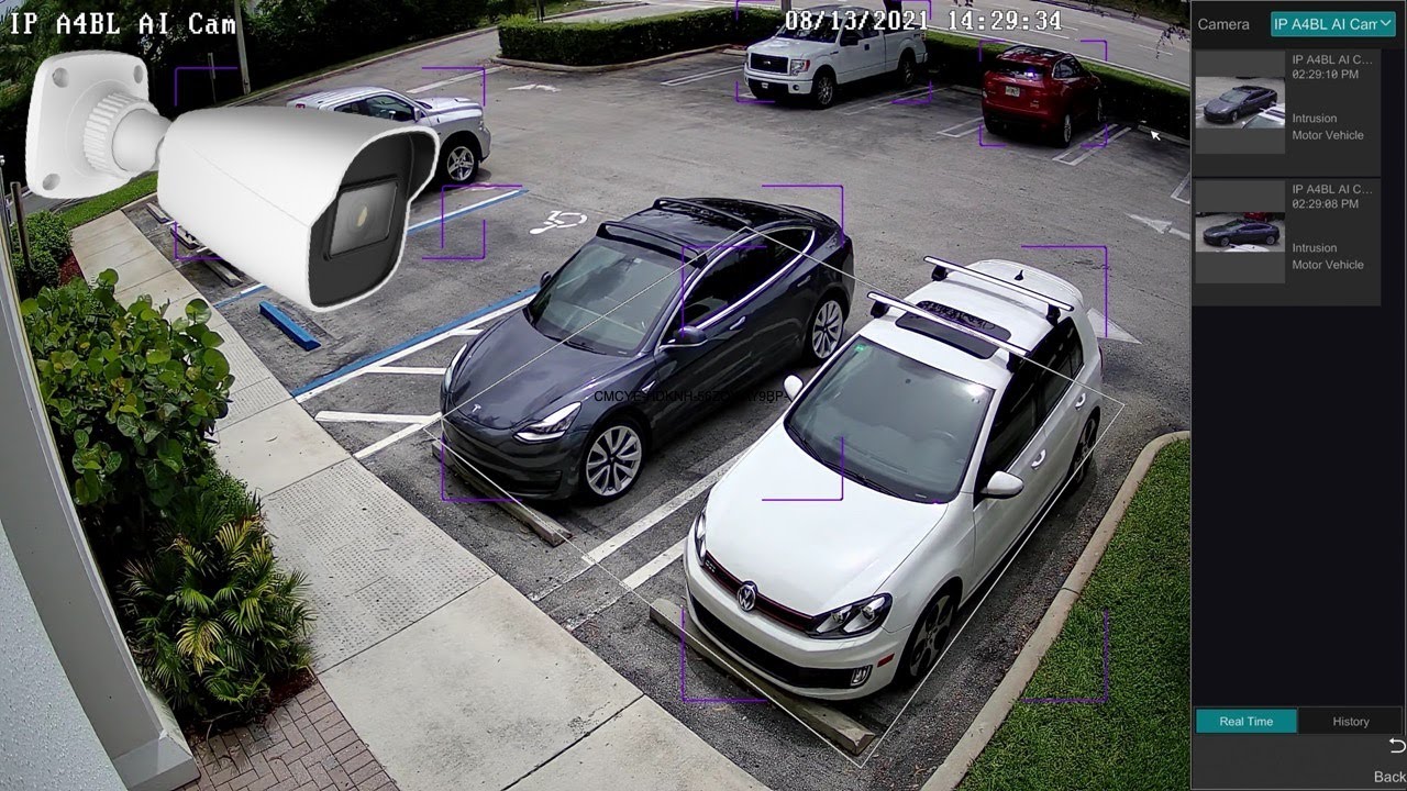 4mp Bullet IP Camera with AI Software - YouTube