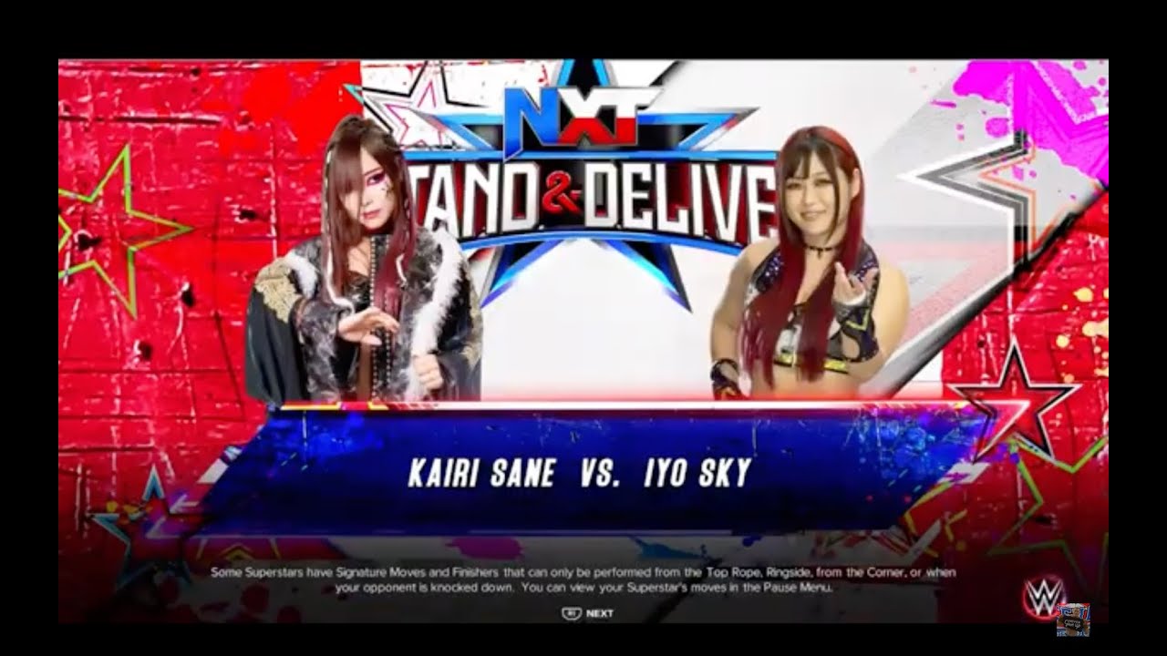 Kairi Sane vs Iyo Sky - WWE 2K23 - YouTube