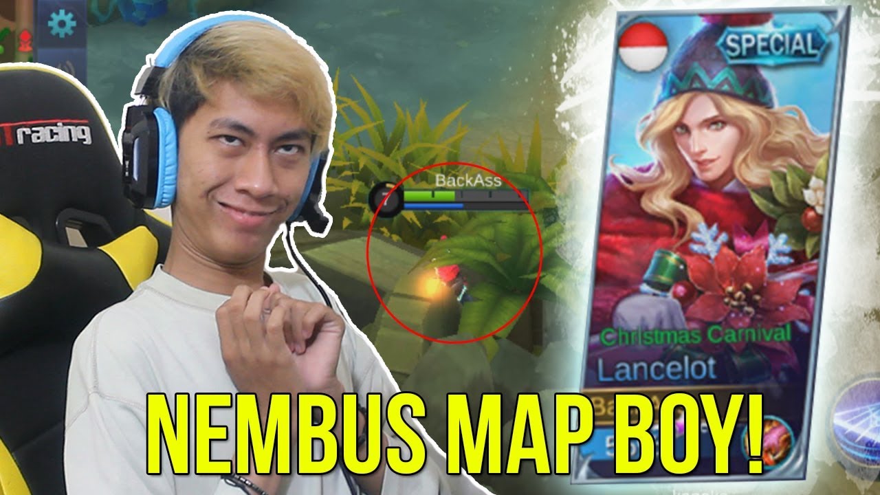 CUMA LANCELOT GUA YANG BISA NEMBUS MAP!!! WKWKWK - MOBILE LEGENDS INDONESIA - YouTube