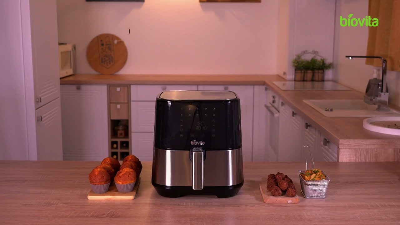 Friteuza cu aer cald AirFry-XL, Digitală, 5.5 Litri, Negru+Inox - YouTube
