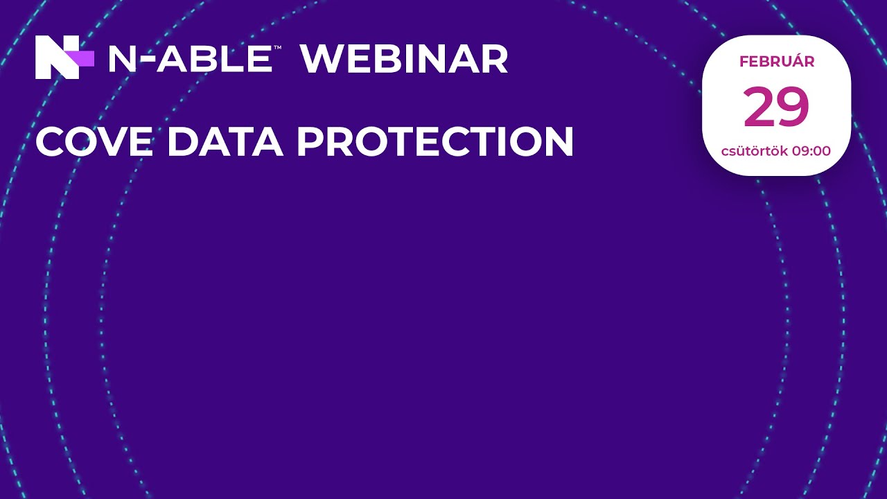 N able webinar: Cove Data Protection - YouTube