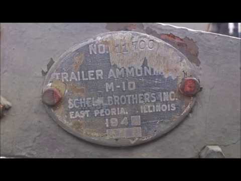 M8 (armored) & M10 ammunition trailers walkarounds - YouTube