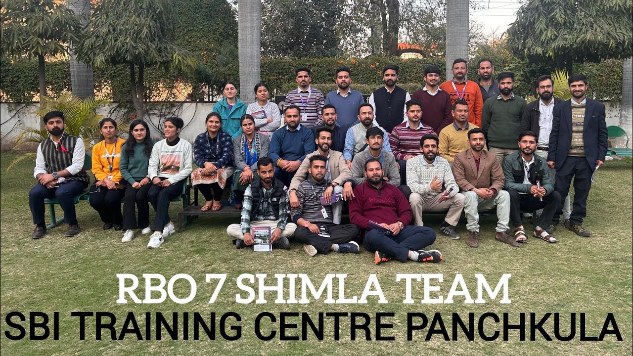 SBI Training Centre Panchkula || RBO7 Shimla Team || - YouTube