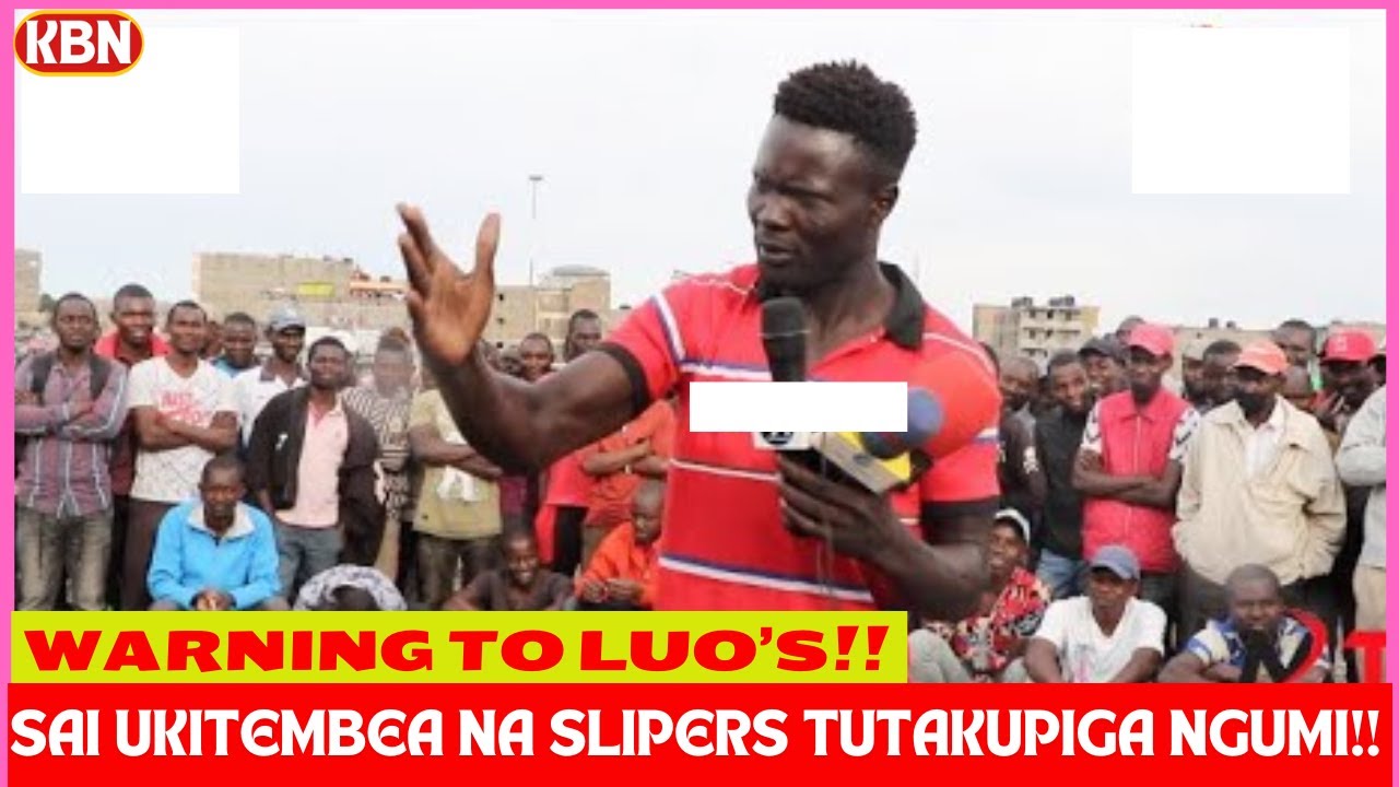 Omosh one hour:- Sai Tukipata MJALUO anavaa Slipers kwa mguu anatembea ...