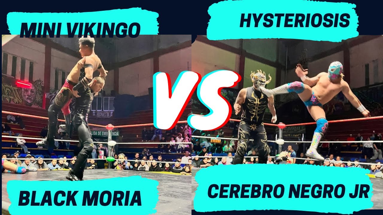 Cerebro Negro Jr 🆚 Mini Vikingo 🆚 Hysteriosis 🆚 Black Moría en la Pre ...
