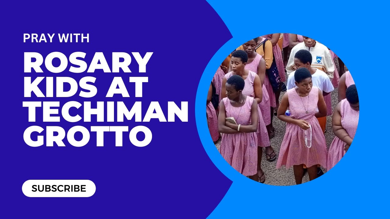Rosary kids at Techiman Grotto #rosarywednesday #rosary - YouTube