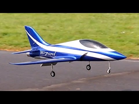 RC Turbine Jet Wizard , Flight Demonstration , JetPower Fair 2014 ...