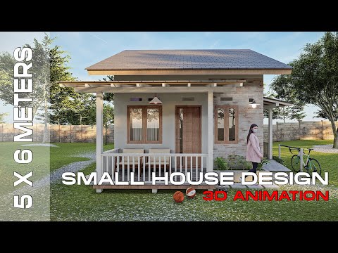 SMALL HOUSE DESIGN 5X6 METERS