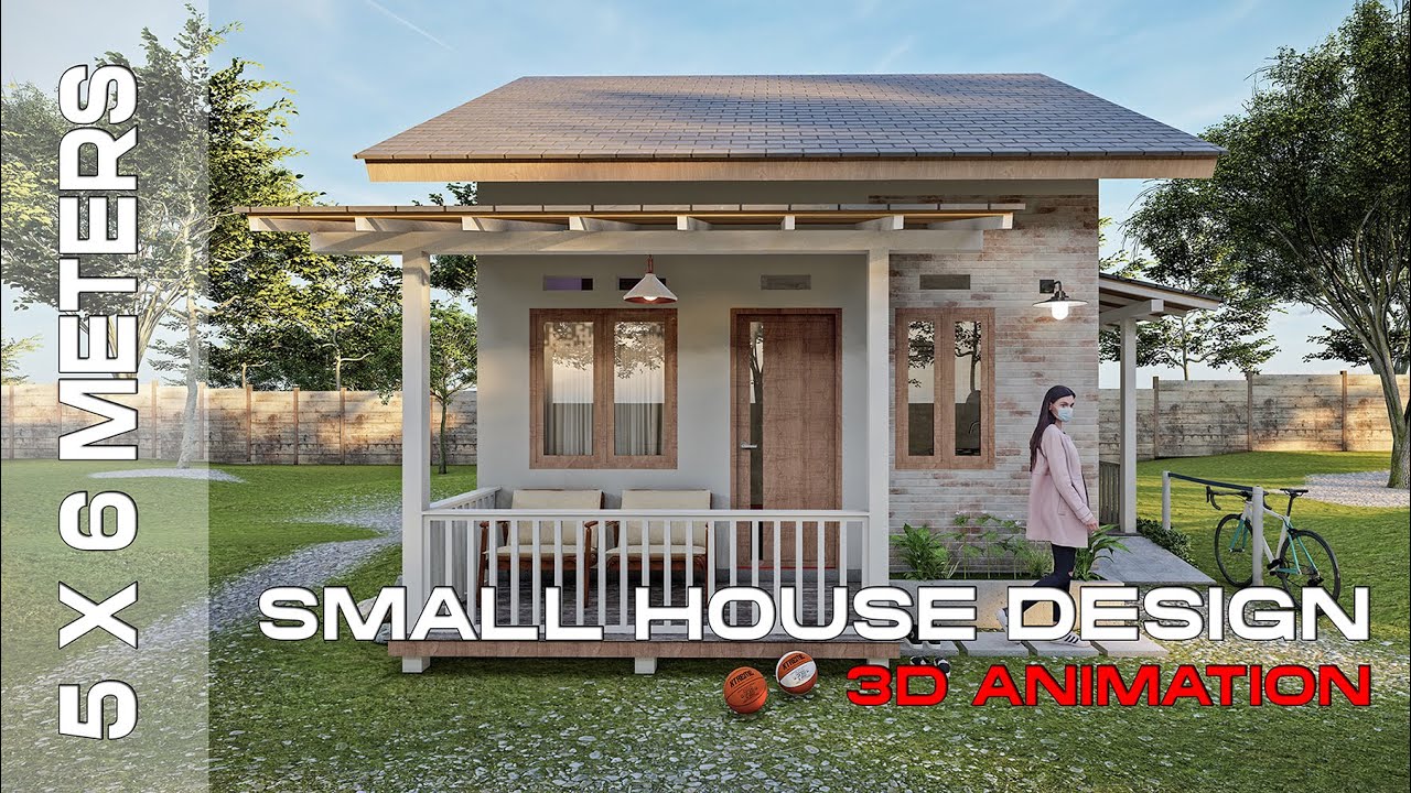 SMALL HOUSE DESIGN 5X6 METERS - YouTube
