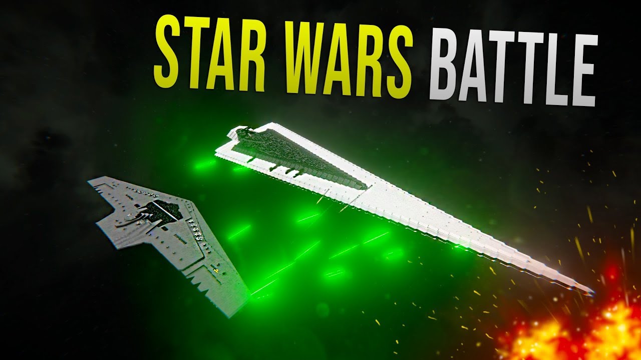EXECUTOR SSD vs SUPREMACY - STAR WARS EPIC BATTLE! - Space Engineers ...