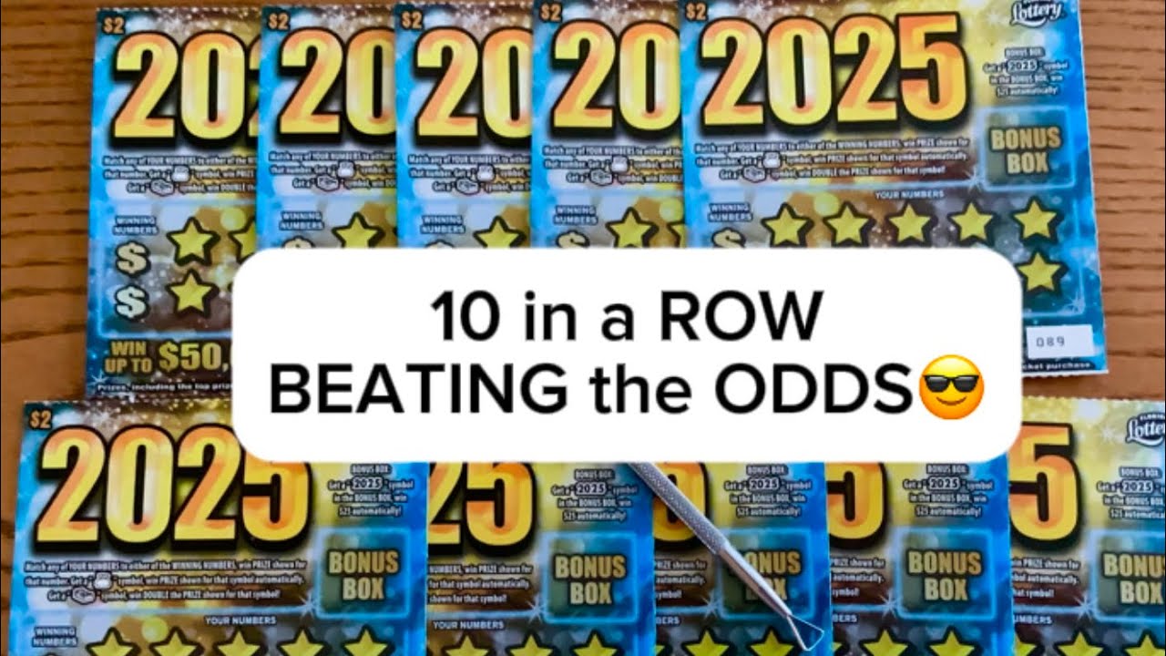 Beating the odds on 10 in a row of the new Florida Lottery 2025 scratch ...