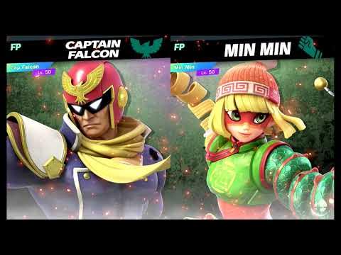Super Smash Bros Ultimate Amiibo Fights – 6pm Poll Captain Falcon vs Min Min - YouTube