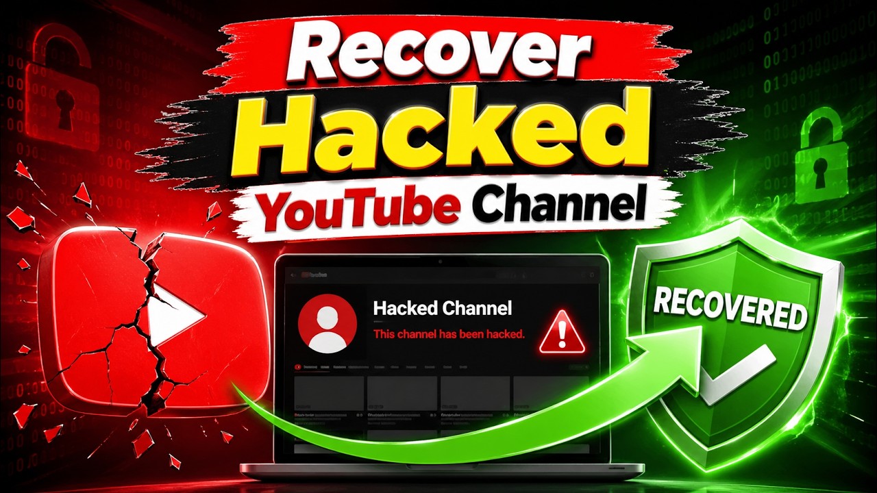 How to Recover a Hacked YouTube Channel - Step-by-Step 2026 Guide | Get ...