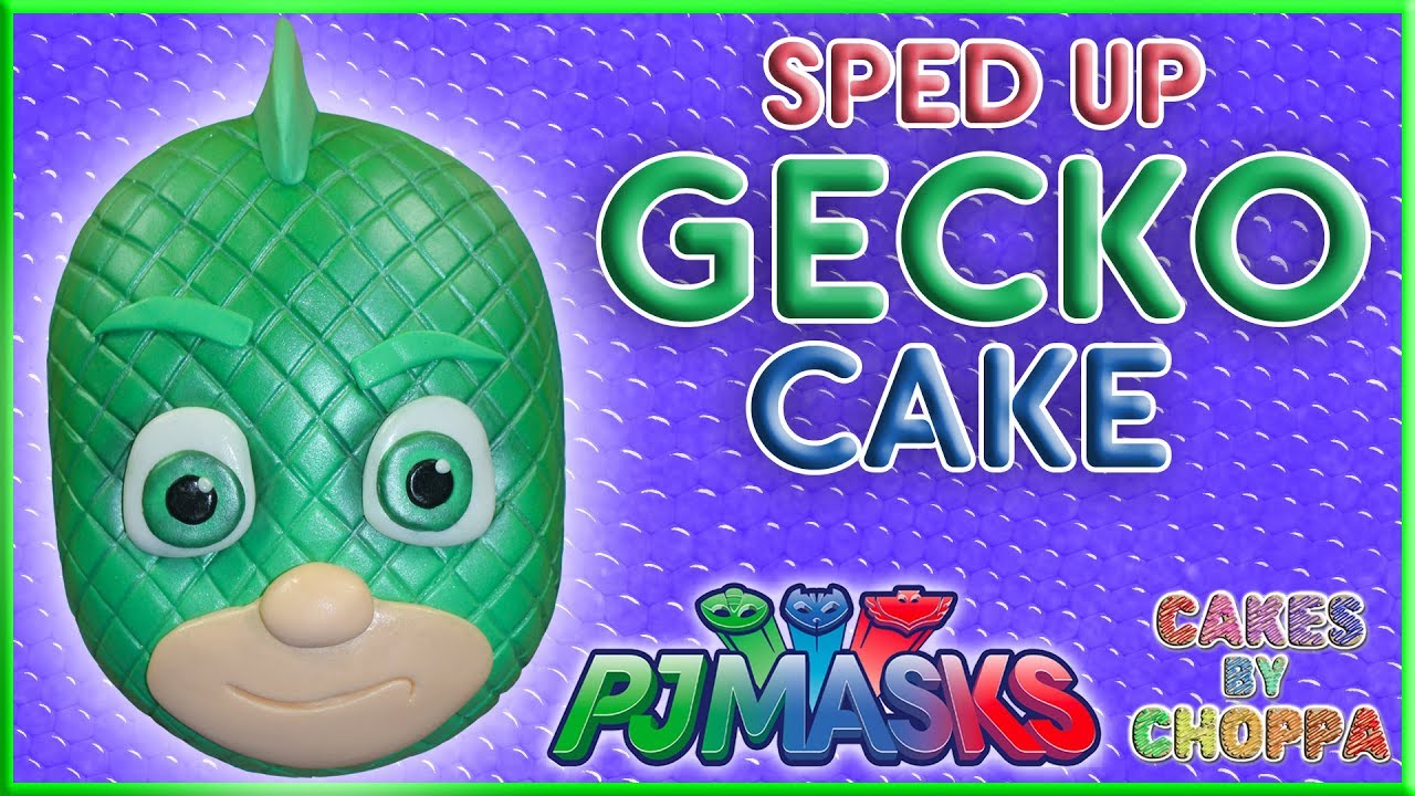 GEKKO Cake Sped Up - PJ MASKS - YouTube