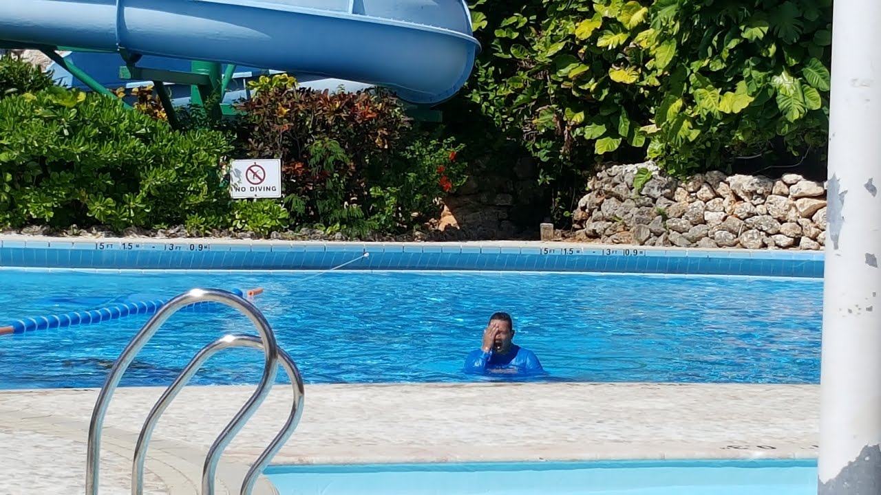 Water Sliding Sheraton Laguna Guam Resort, FUN - YouTube