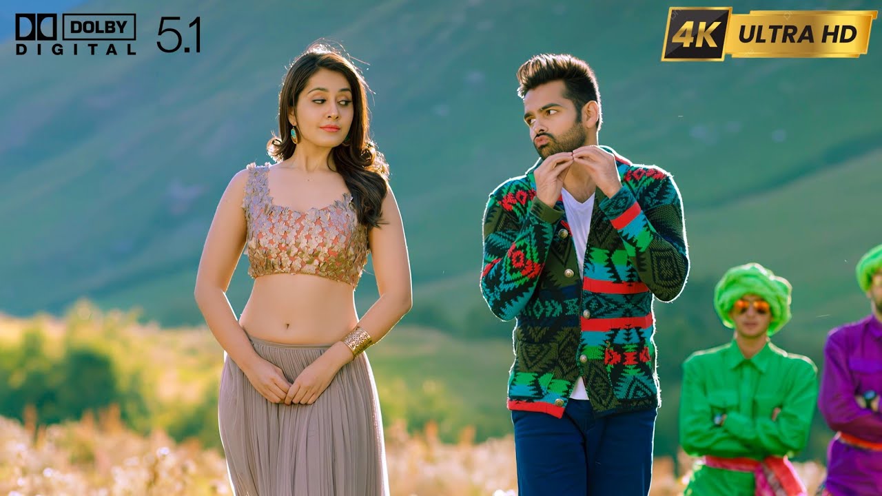 Ompula Dhaniya 4K Video Song | Hyper | Ram Pothineni, Raashi Khanna | Ghibran - YouTube