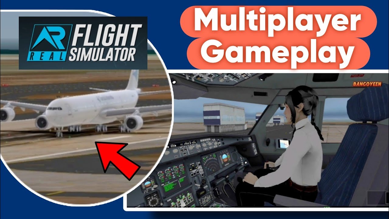 REAL FLIGHT SIMULATOR GAMEPLAY A340 | MULTIPLAYER - YouTube