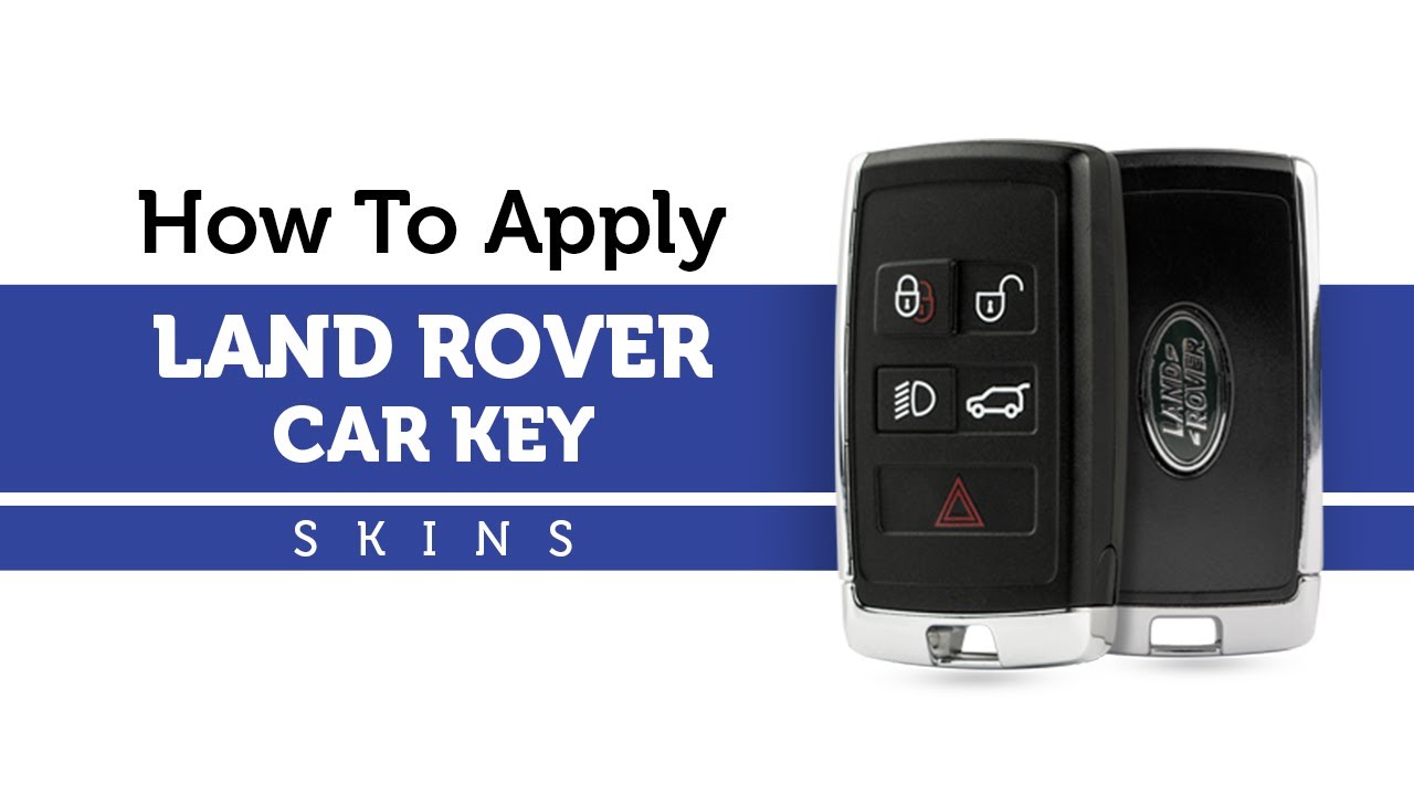 How to Apply Land Rover Car Key Skins | Capes - YouTube