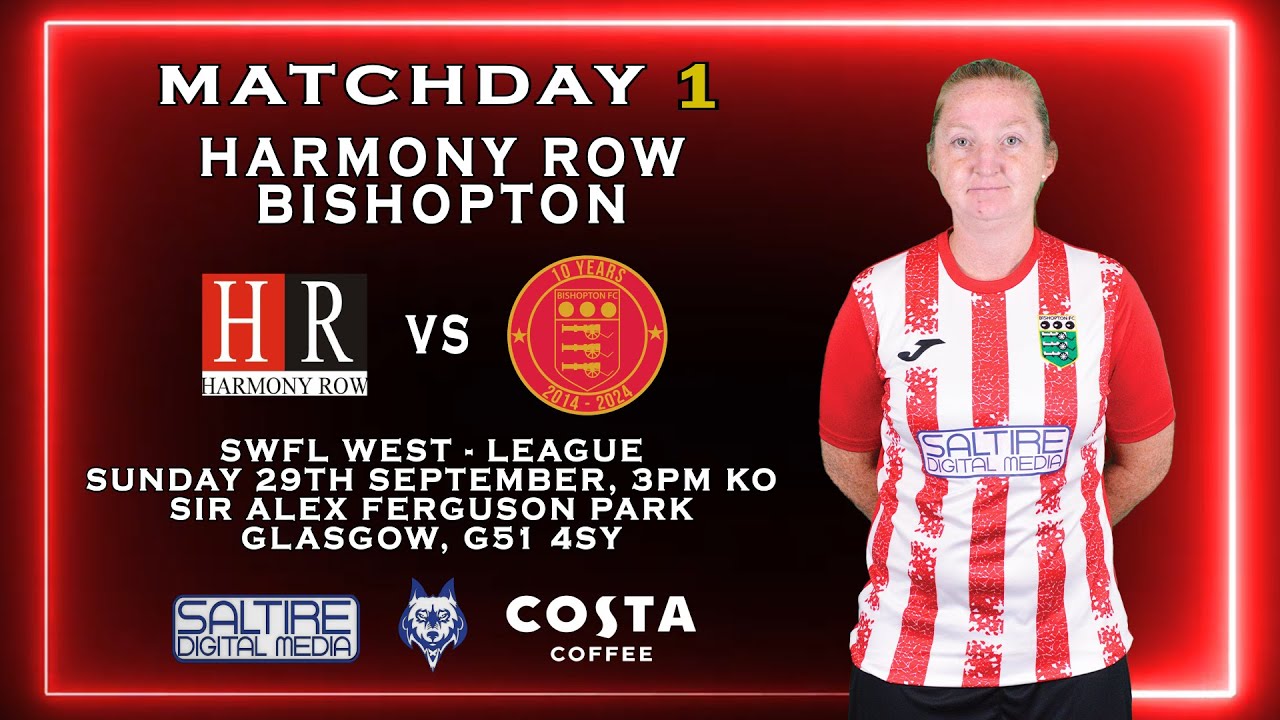 HIGHLIGHTS: Harmony Row 0-5 Bishopton Ladies - SWFL West Match 1 - 29 ...