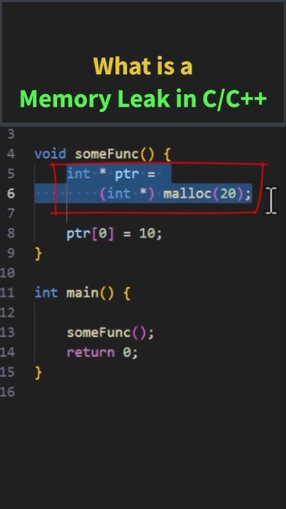 What Is Memory Leak In Cccpp Cprogramming Programming Cplusplus Coding Placement