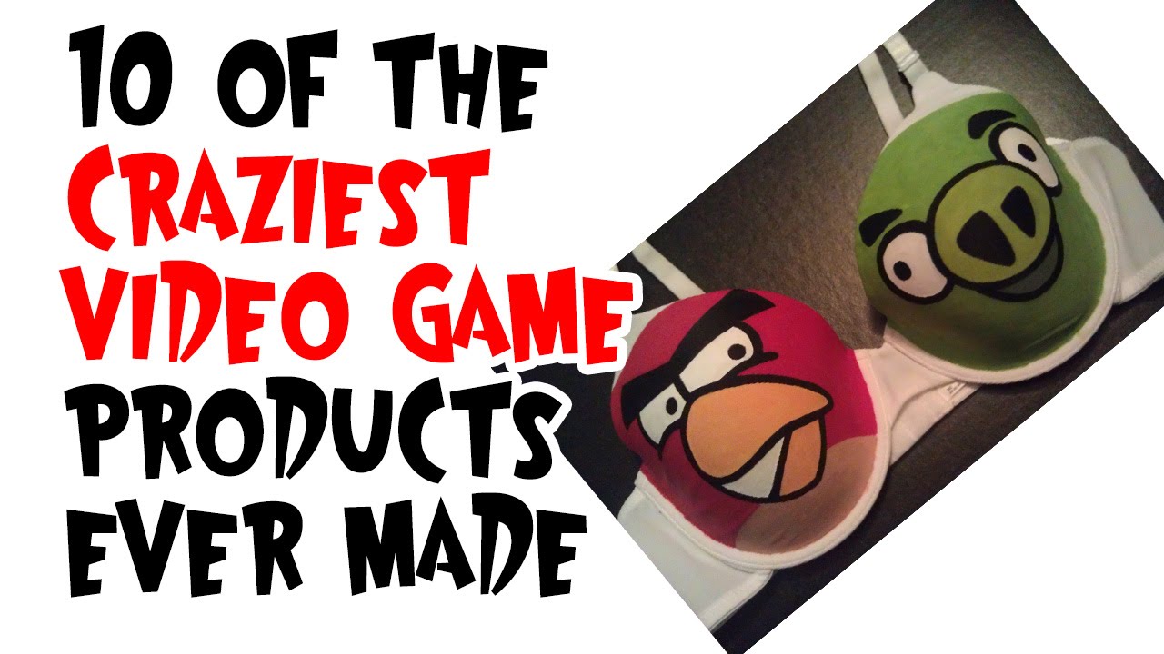 10 of the CRAZIEST Video game products ever made - YouTube