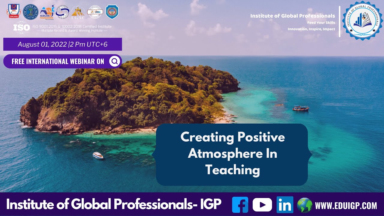 Creating Positive Atmosphere In Teaching (Quiz) - YouTube