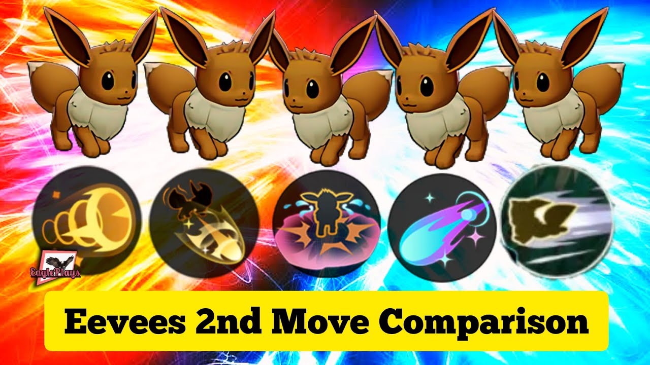 All Eevees 2nd Move Damage 😻 - YouTube