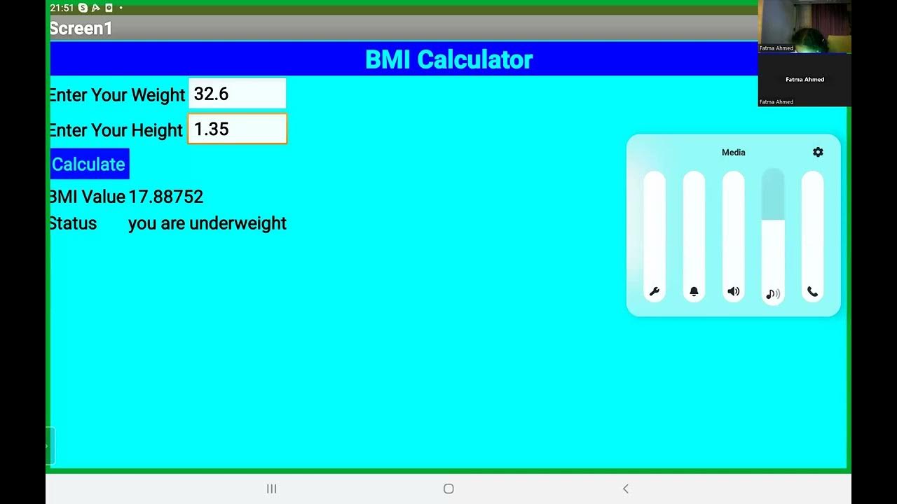 BMI Calculator - Android App - YouTube