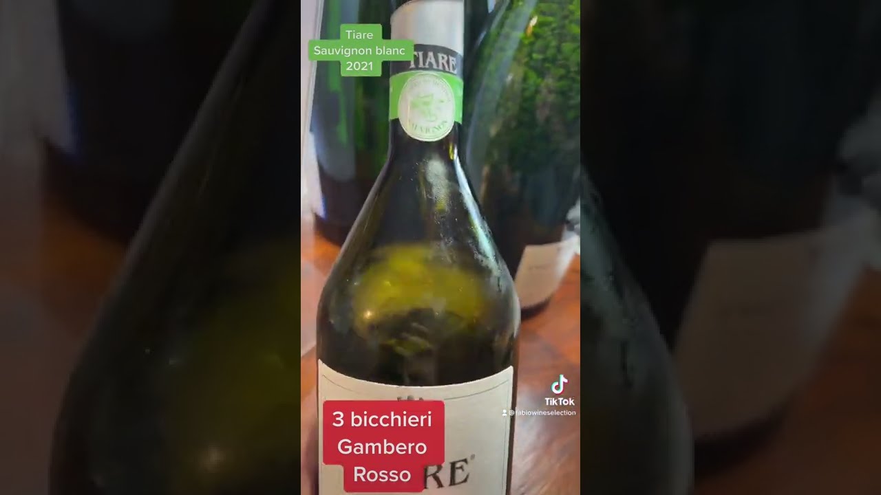 3 bicchieri gambero rosso. Tiare Sauvignon 2021 - YouTube