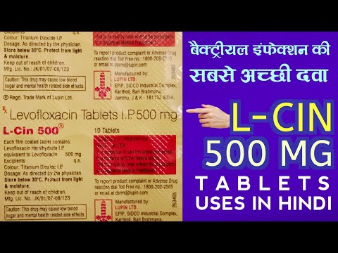L CIN 500 |Levofloxacin Tablet IP 500 Mg Tablet |Medicine For Bacterial Infection |Medicines Adda