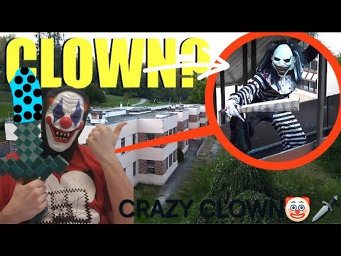 insane DRONE CATCHES CRAZY CLOWN AT THIS ABBANDOND HOSPITAL (HE TOOK ...