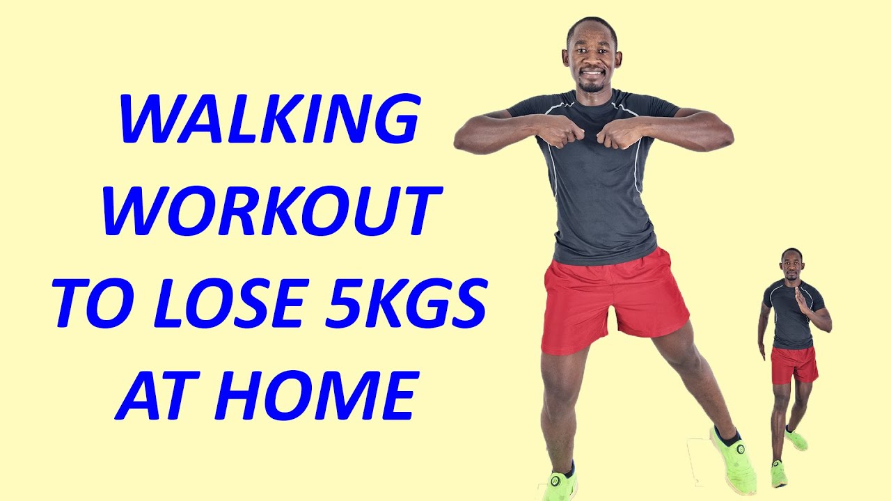 30 Minute Simple Walk at Home Workout to LOSE 5KGS NO EQUIPMENT - YouTube