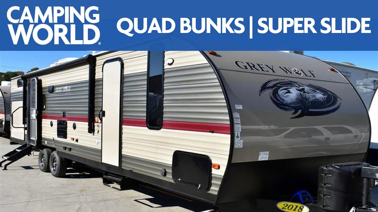 2018 Forest River Grey Wolf 29TE | Bunkhouse Travel Trailer - RV Review ...