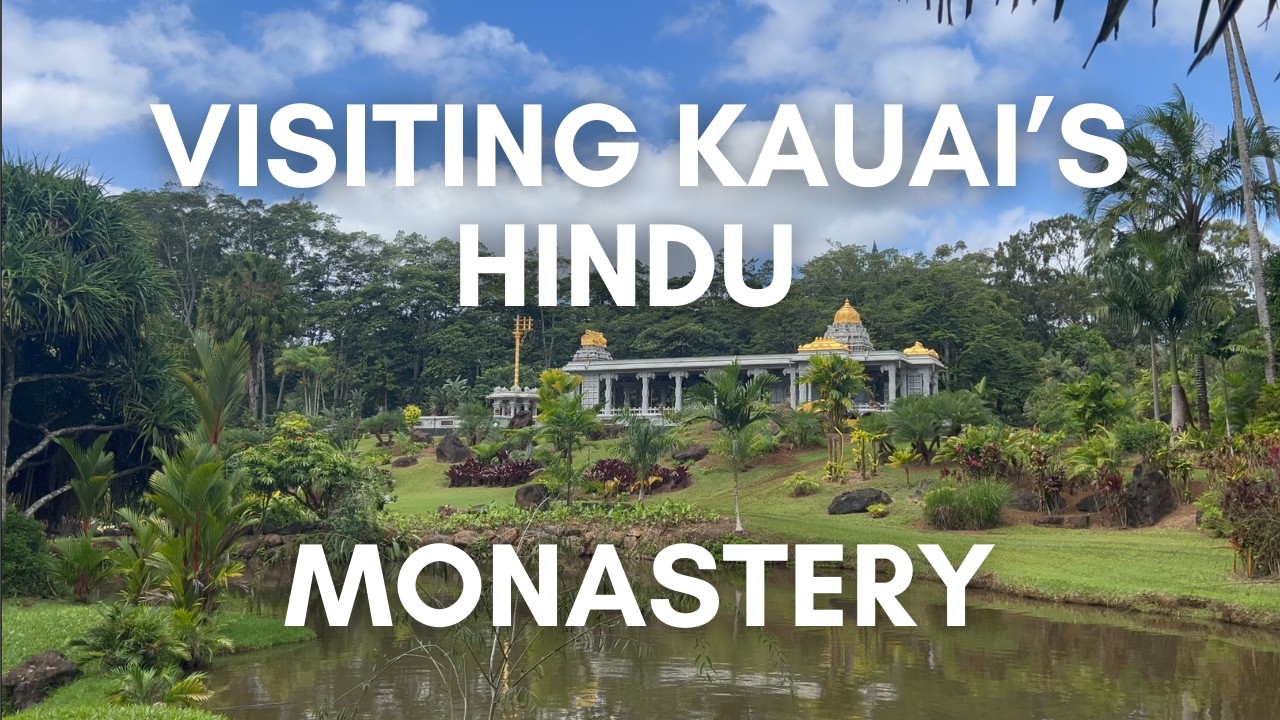 Vlog Visit Kauai's Hindu Monastery Kauai Aadheenam #hindutemple #yoga # ...