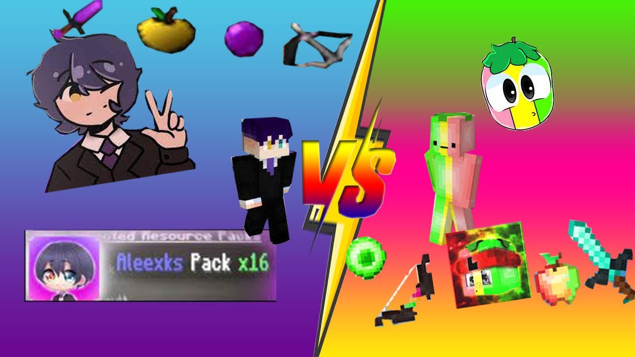 El mejor paquete de texturas? | Aleexks vs Chifruit | Texture pack ...