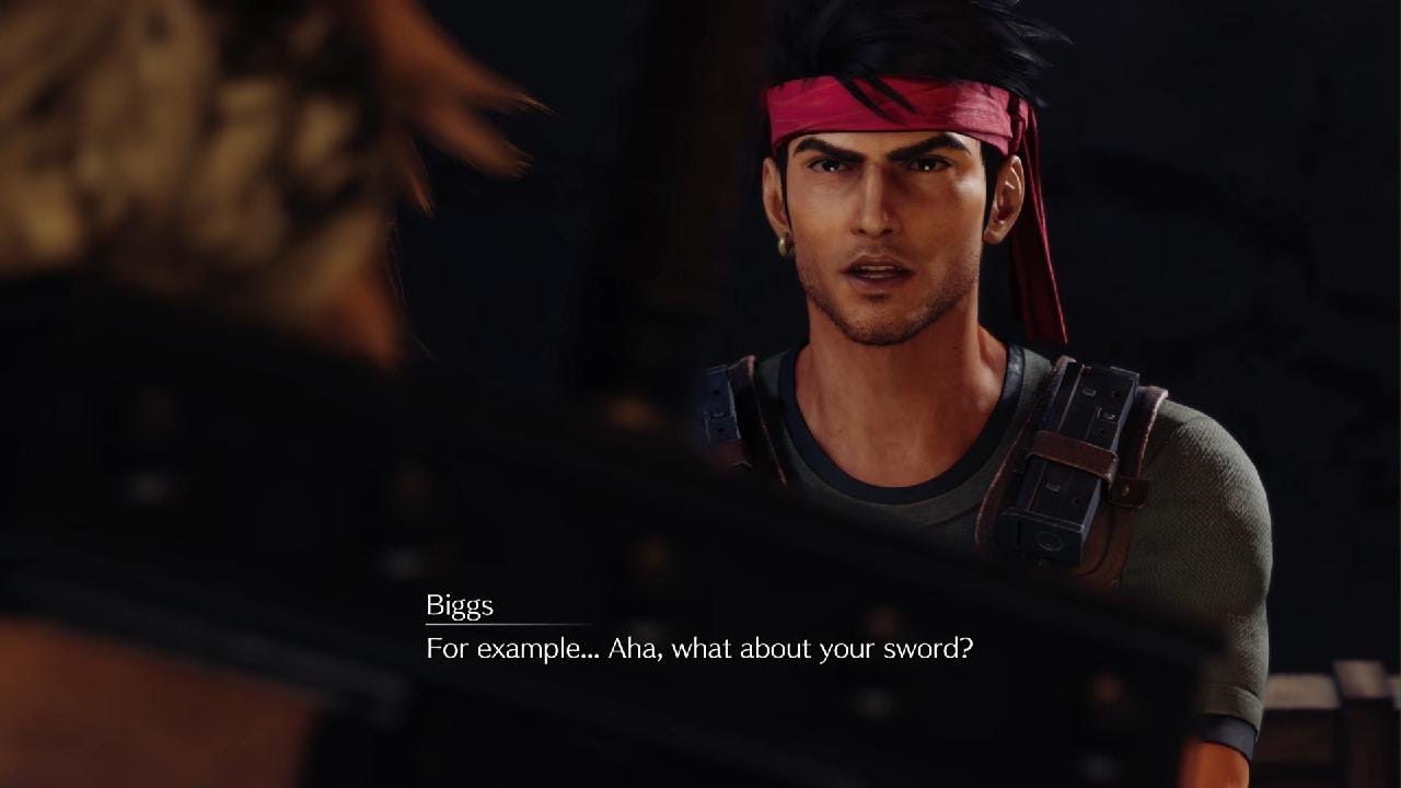 Biggs Looks Like Charlie Sheen in The Movie Platoon, FINAL FANTASY VII ...