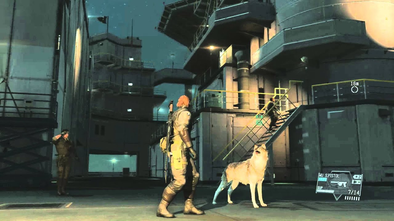 peaceful mother base attacked by friendly helicopter - YouTube